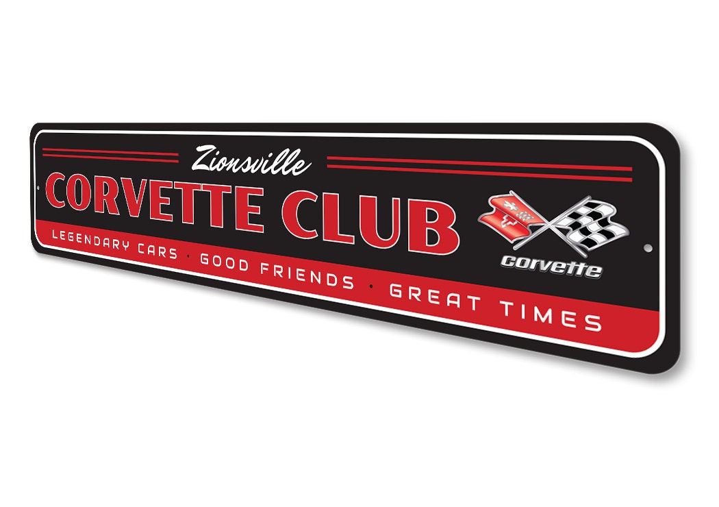 Corvette Club Sign, Corvette Club, Corvette Gang, Corvette Boys ...