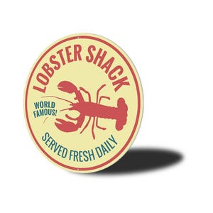 Lobster Shack Sign, Lobster Shack Decor, Lobster Shack, Lobster Sign ...