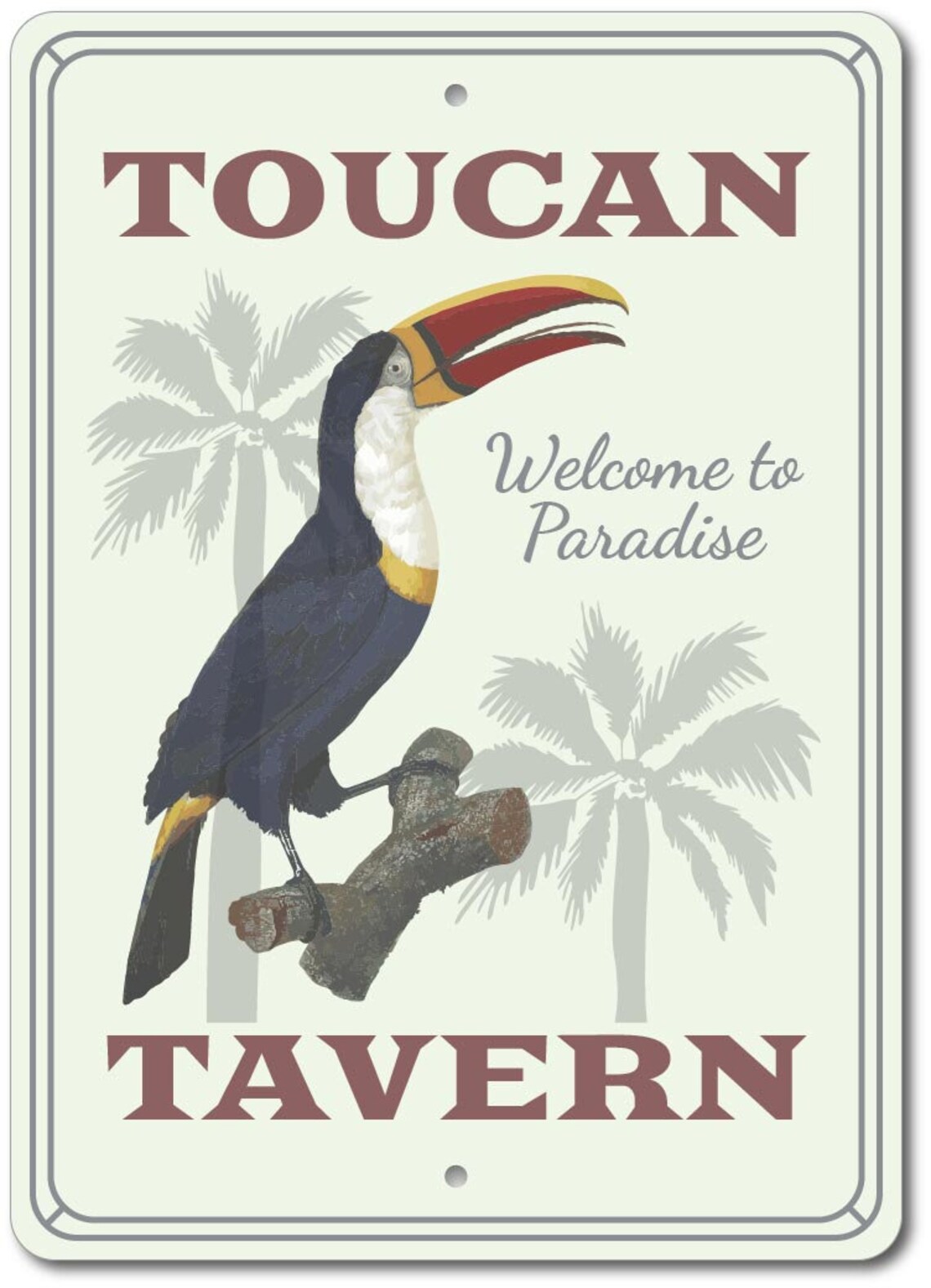 Toucan Decor Toucan Sign Toucan Lover Gift Toucan Tavern | Etsy