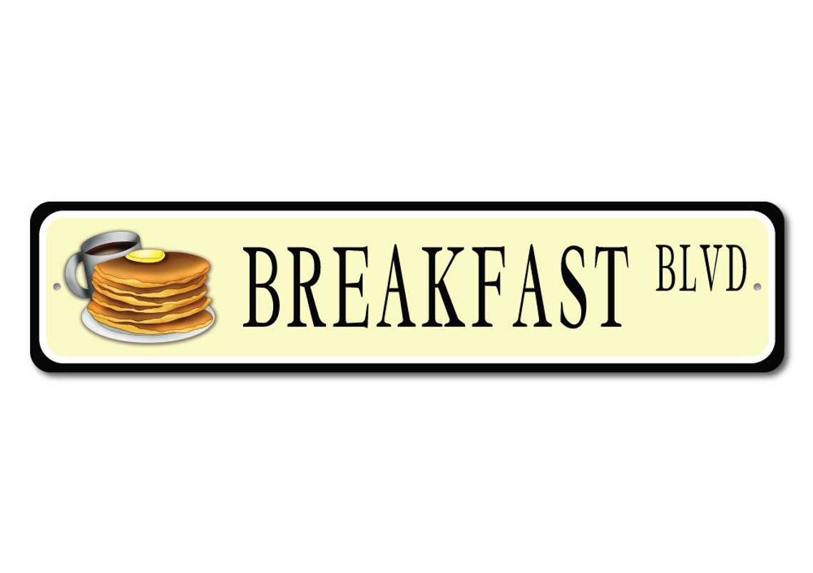 Breakfast Sign Breakfast Restaurant Breakfast Kitchen - Etsy