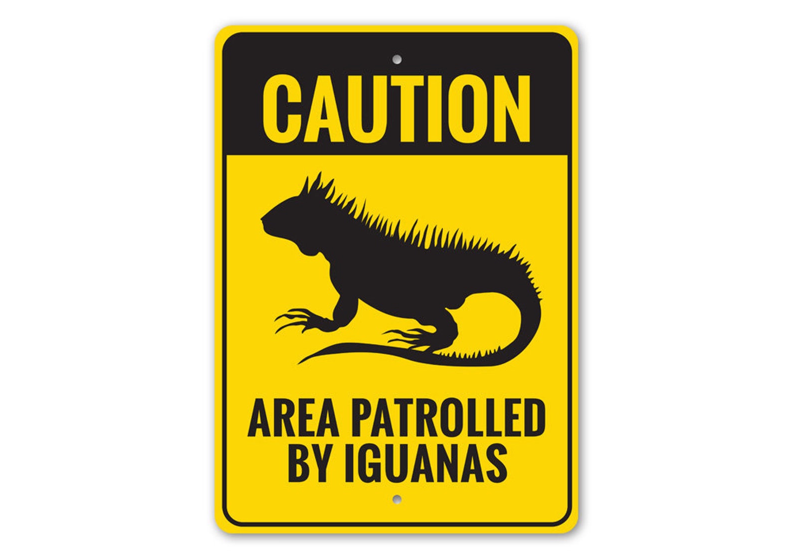 Iguana Patrol Sign Iguana Owner Sign Pet Owner Iguana Pet - Etsy