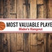 MVP Basketball Sign, Personalized Kid Room Hangout Sign, Custom ...
