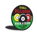 8 Ball Billiards Sign, Custom Billiard Sign, Pool Lovers, Billiards ...