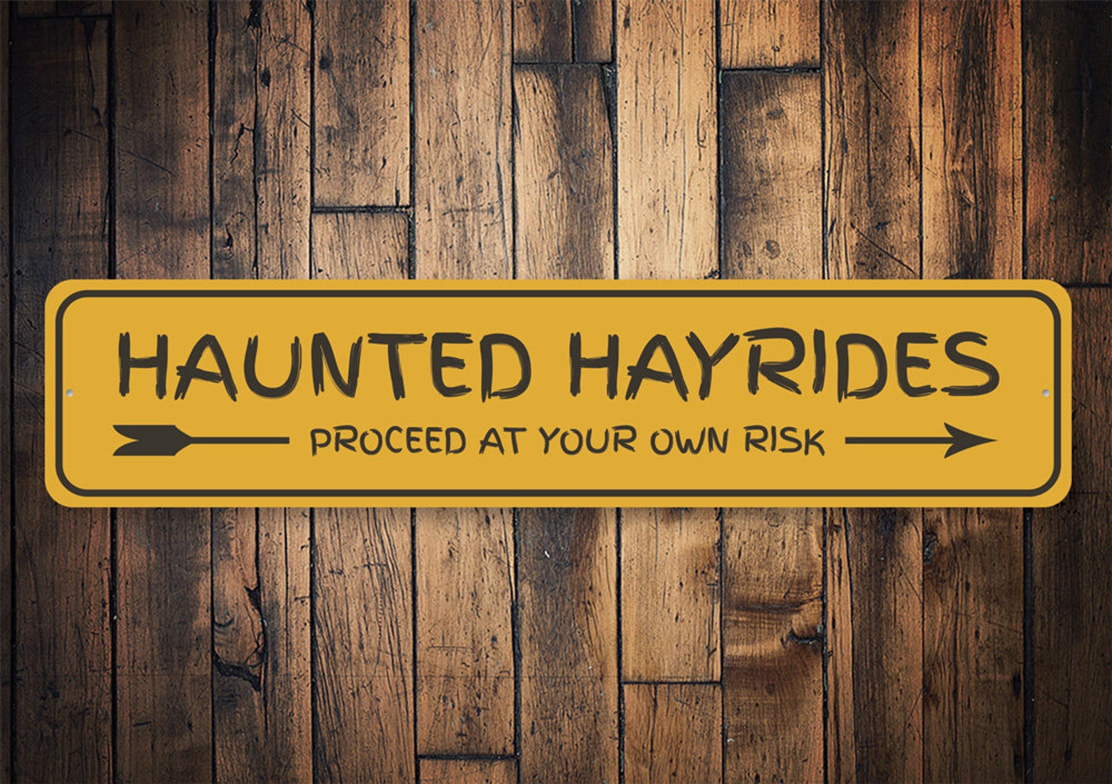 Haunted Hayride Sign Hayride Adventures Haunted Rides - Etsy