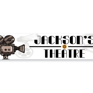 Personal Movie Sign, Cinema Theatre Sign, Movie Theatre Sign, Theatre ...