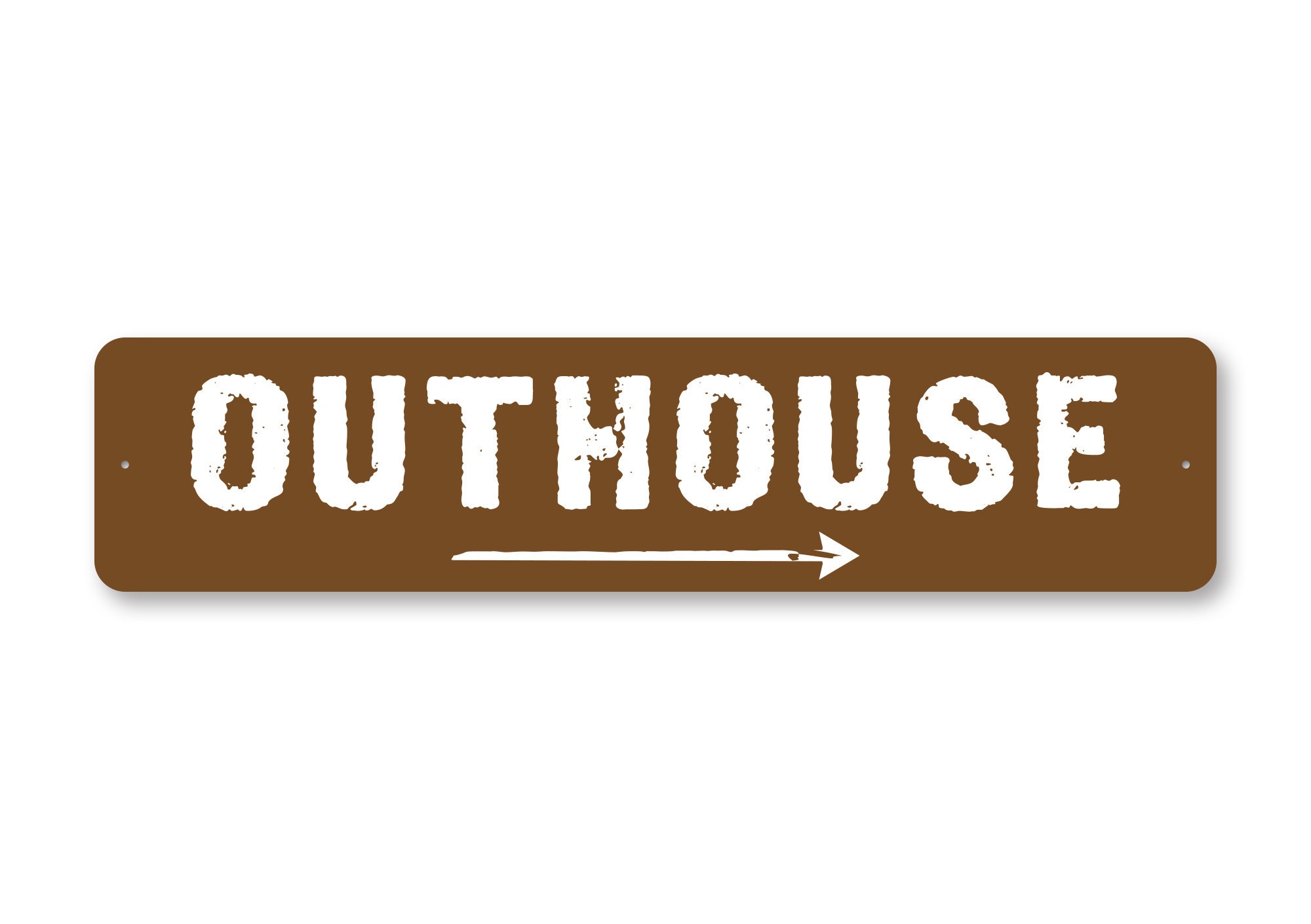 Distressed Outhouse Sign Outhouse Direction Outside Toilet - Etsy
