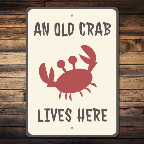 Crab Sign - Etsy