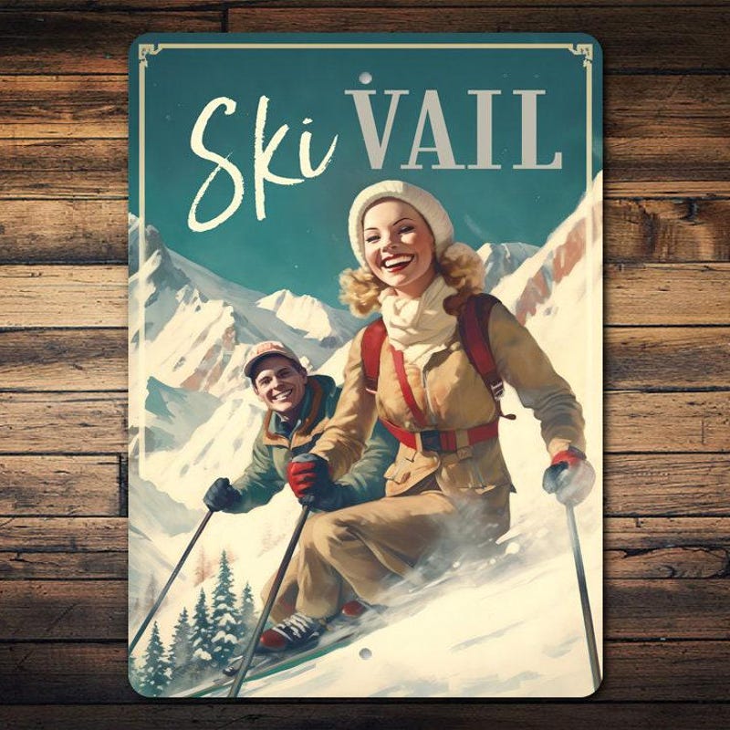 Ski Sign - Etsy
