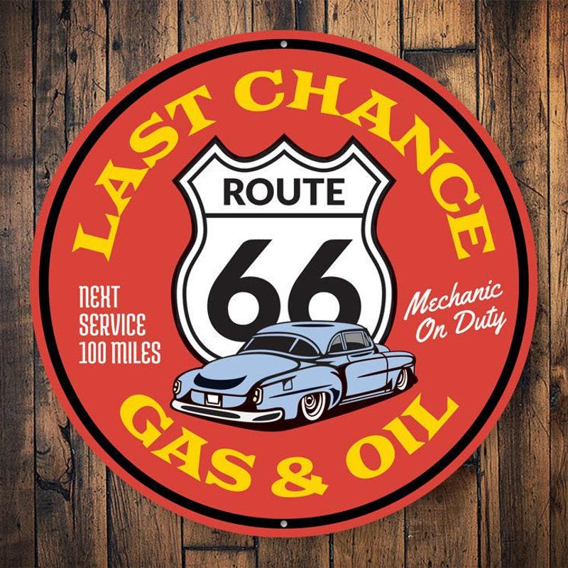 Route 66 Metal Sign - Etsy