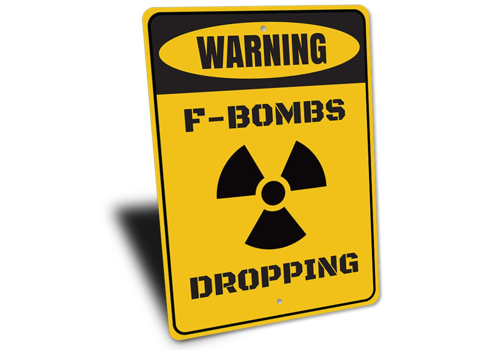 F-bomb Dropping Sign Warning Cussing Sign Sign for Parents - Etsy
