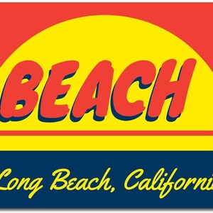 Beach Sunset Sign, Beach Location Sign, Beach Sun Sign, Beach Lover ...