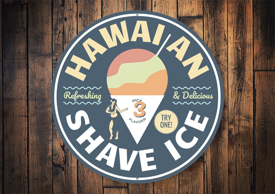 Shaved Ice Sign Delicious Shaved Ice Snow Cone Sign Snow | Etsy