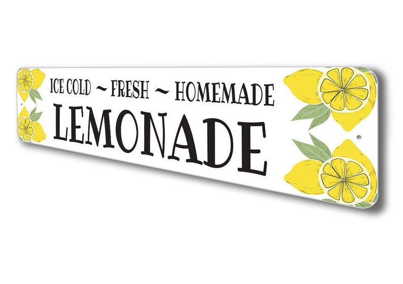 Ice Cold Lemonade Sign Lemonade Sign Fresh Lemonade - Etsy