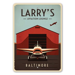 Custom Aviation Lounge Sign, Airplane Lounge Decor, Aviation Decor ...