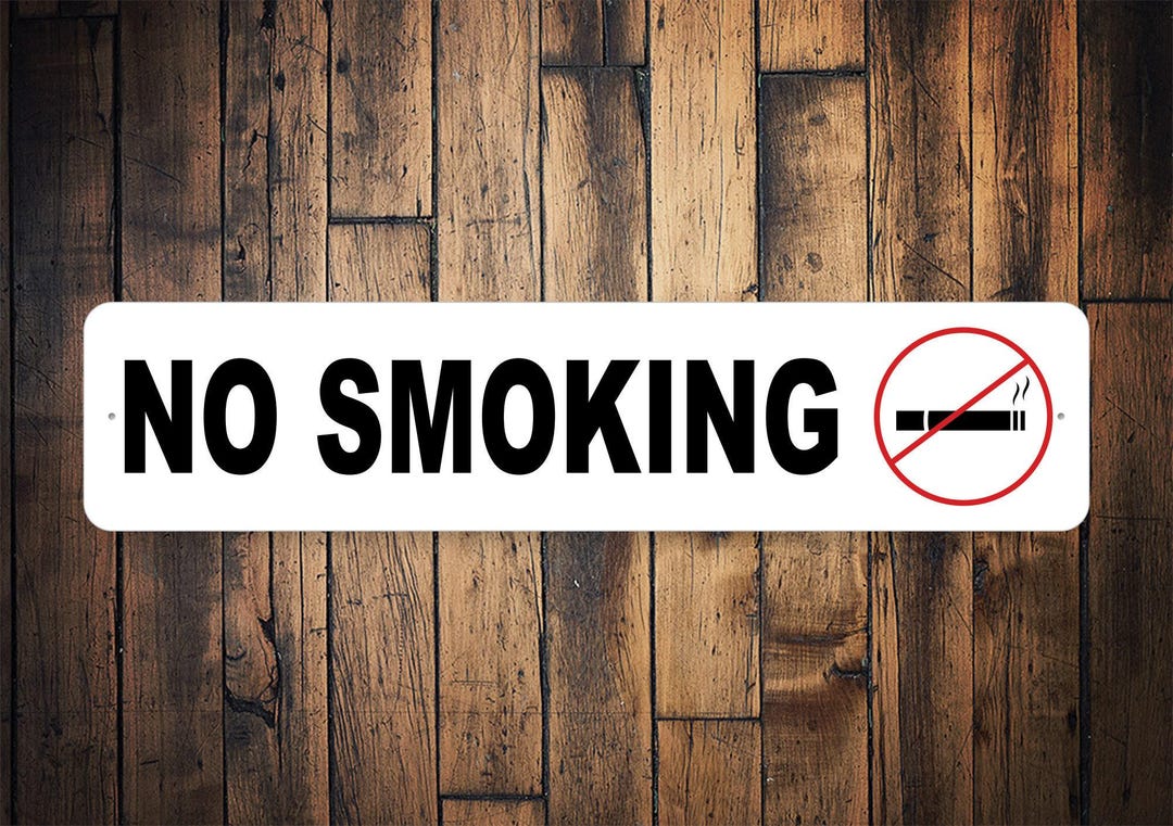 No Smoking Sign, Smoking Sign, No Smoking Gift, Smoking Decor, Decor ...