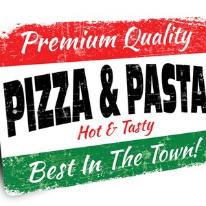 Premium Italian Sign, Italian Food Sign, Good Italian Pizza, Pizza ...