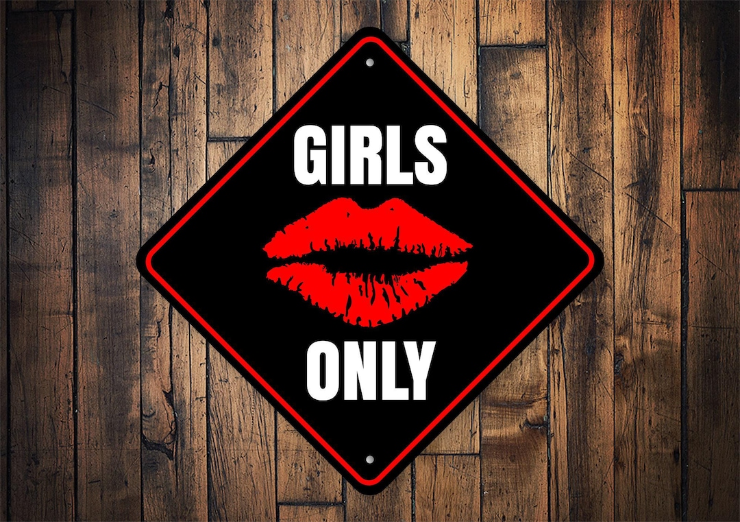 Girls Only Sign, Girls Room Only, Girls Only Entrance, Sign for Girls ...