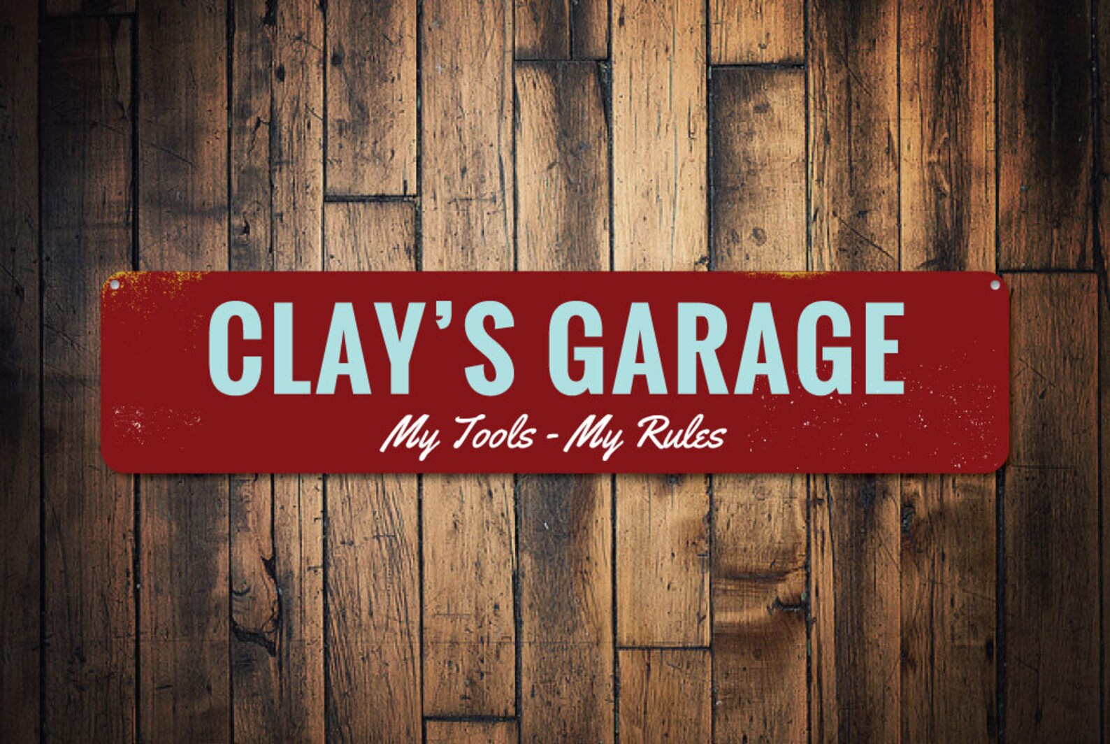 My Tools My Rules Sign Personalized Gift for Mechanic Man | Etsy