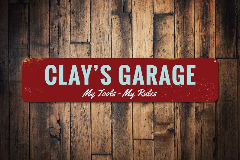 My Tools My Rules Sign Personalized Gift for Mechanic Man | Etsy