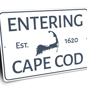 Entering Cape Cod, Cape Cod Sign, Cape Cod Gift Decor, Island Sign ...