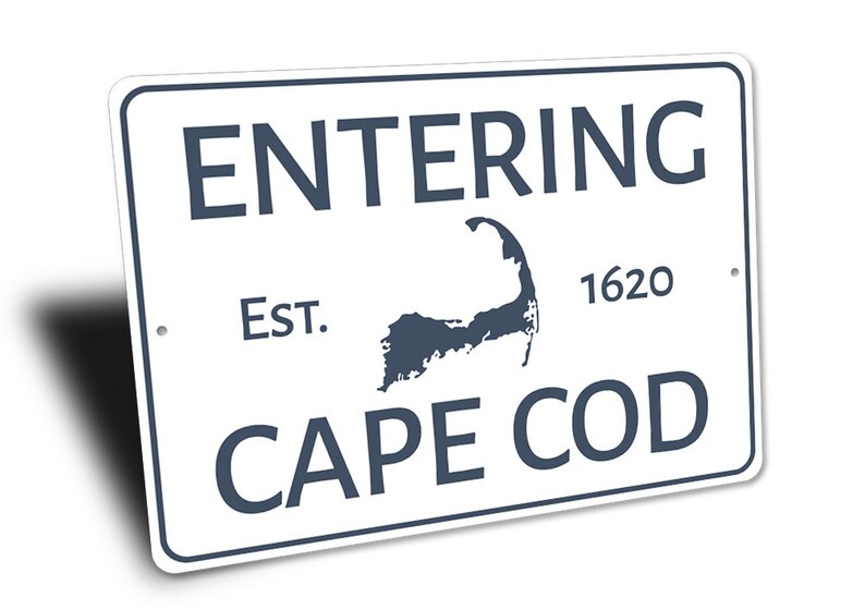 Entering Cape Cod Cape Cod Sign Cape Cod Gift Decor Island | Etsy