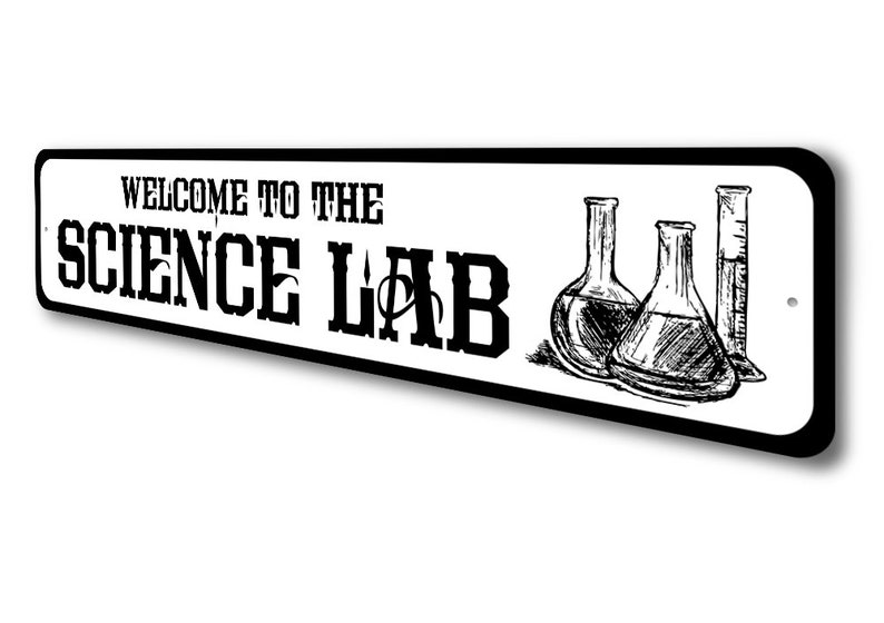 Vintage Science Lab Sign Rustic Science Lab Science Lab - Etsy