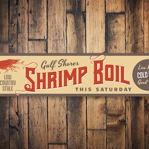 Shrimp Signs, Shrimp Eaters, Shrimp Boil Sign, Gulf Shores, Ocean ...