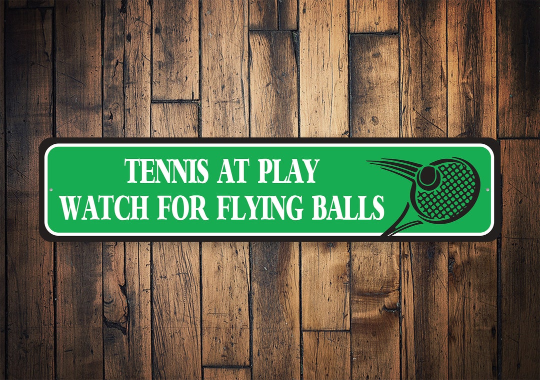 Tennis at Play Sign, Tennis Sign, Tennis Court Sign, Tennis Decor ...
