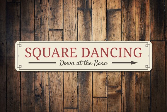 Square Dancing Sign Square Dancing Decor Square Dancer Gift | Etsy