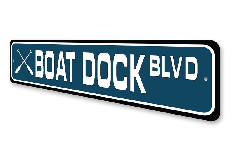 Boat Dock Sign Boat Dock Decor Boat Docks Boat House Sign | Etsy
