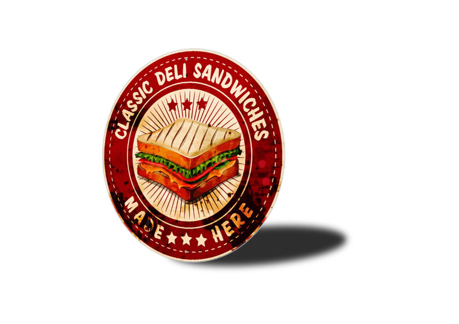 Classic Deli Sandwich Sign Kitchen Sign Food Lovers - Etsy