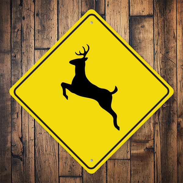 Deer Crossing Sign - Etsy