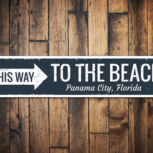 Beach Arrow Sign - Etsy