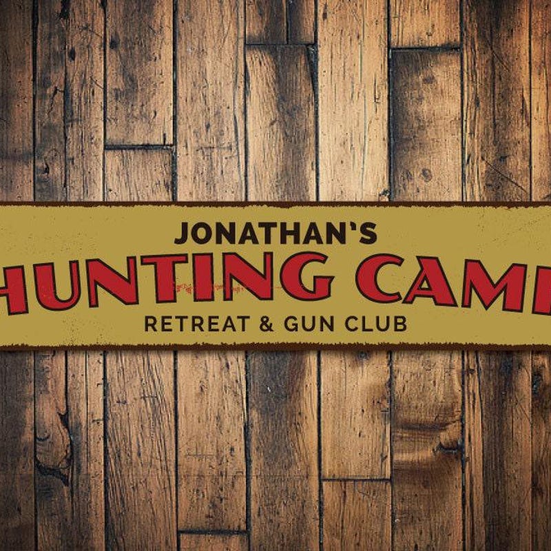 Metal Hunting Club Sign - Etsy