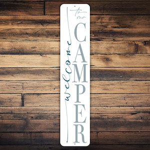 Welcome to Our Camper Sign, Camper Welcome Sign, Camping Decor ...