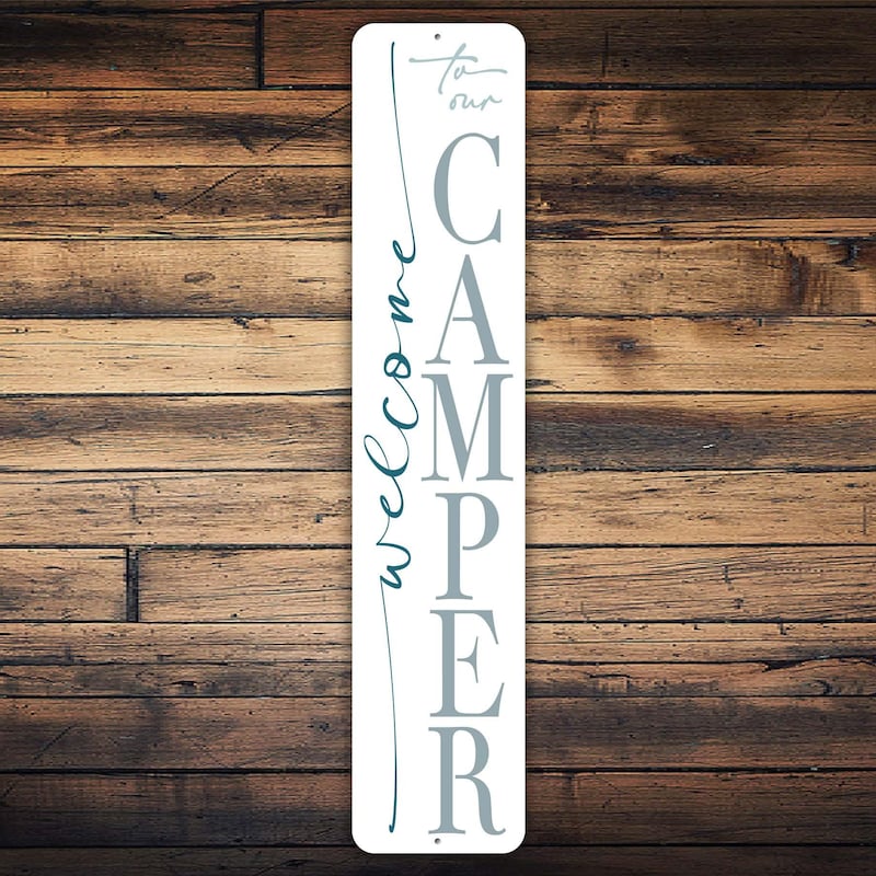 Welcome Camper Sign - Etsy