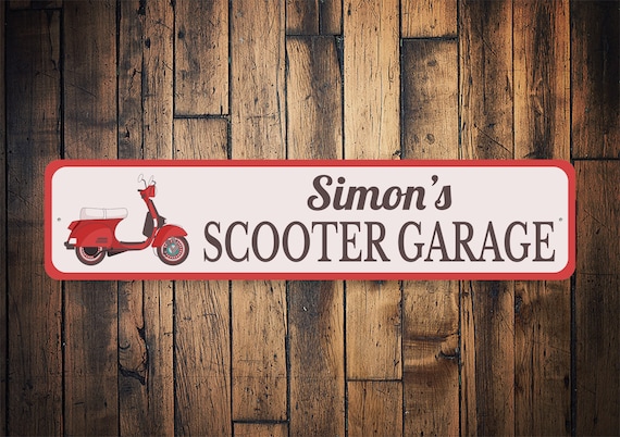 Scooter Garage Sign Sign for Scooters Scooter Owner Scooter - Etsy Canada