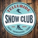 Snow Club Sign Snow Sport Clubs Snow Clubs Skiing - Etsy