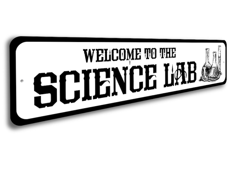 Vintage Science Lab Sign Rustic Science Lab Science Lab - Etsy