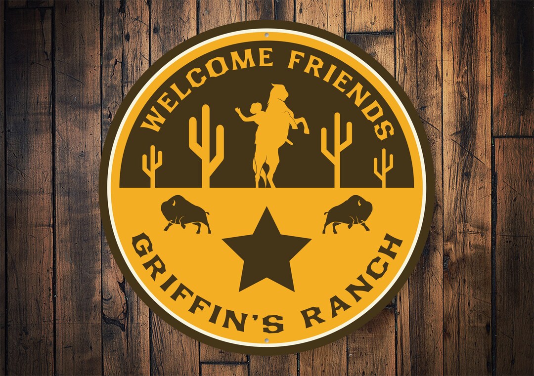 Yellowstone Ranch Sign, Yellowstone Sign, Decor for Yellowstone ...