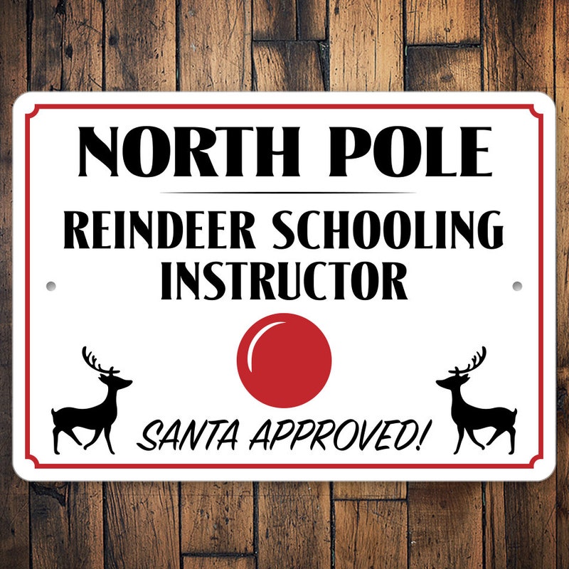 Reindeer Sign - Etsy
