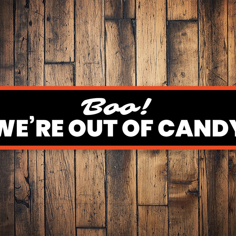 Sorry No Candy Sign - Etsy