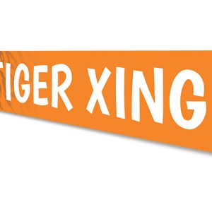 Tiger Crossing Sign, Tiger Sign, Tiger Decor, Zoo Signs, Zoo Animals ...