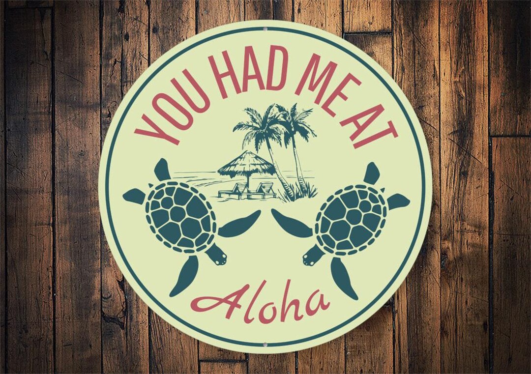 Cute Aloha Hawaii Sign, Aloha Welcome Decor, Welcome Hawaii Sign, Aloha ...