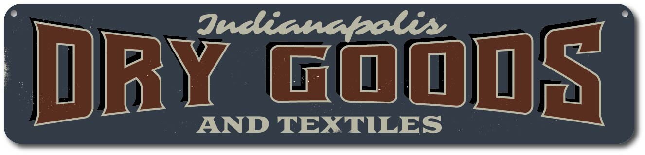 Dry Goods & Textiles Sign Personalized Mercantile Company - Etsy