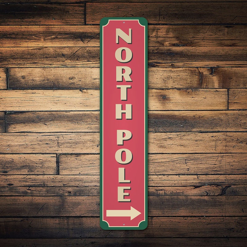 North Pole Sign - Etsy