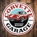 Corvette Garage Sign, Vintage Racing Decor, Corvette Lover Gift ...