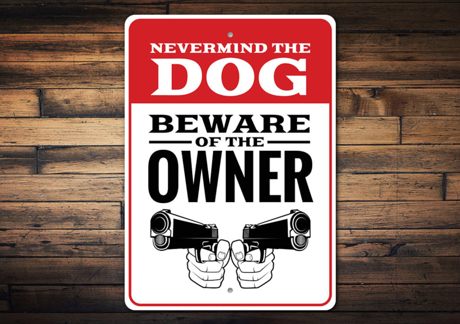 Beware of Owners Guns and Dogs 2nd Amendment Sign Amendment - Etsy