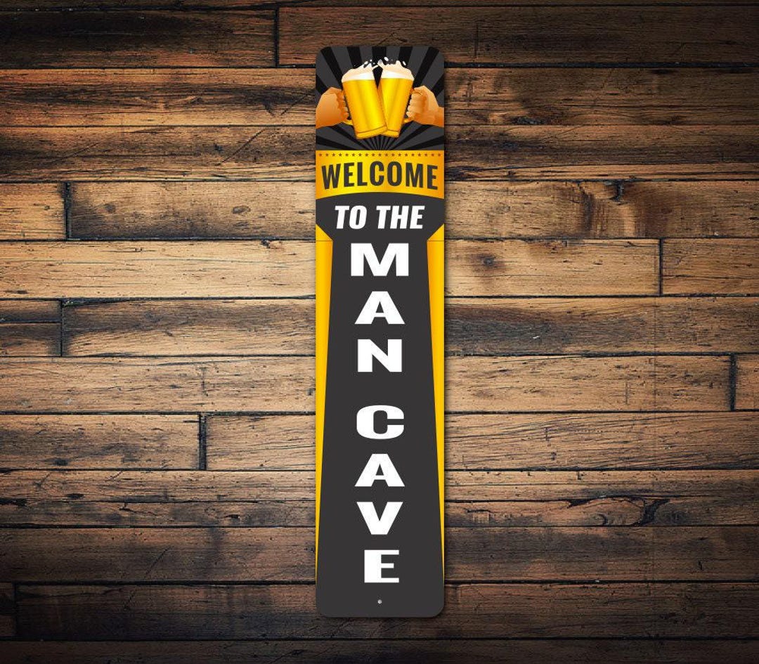Manly Bar Sign, Beer Bar Gift, Decor for Bars, Retro Bar Decor, Custom ...