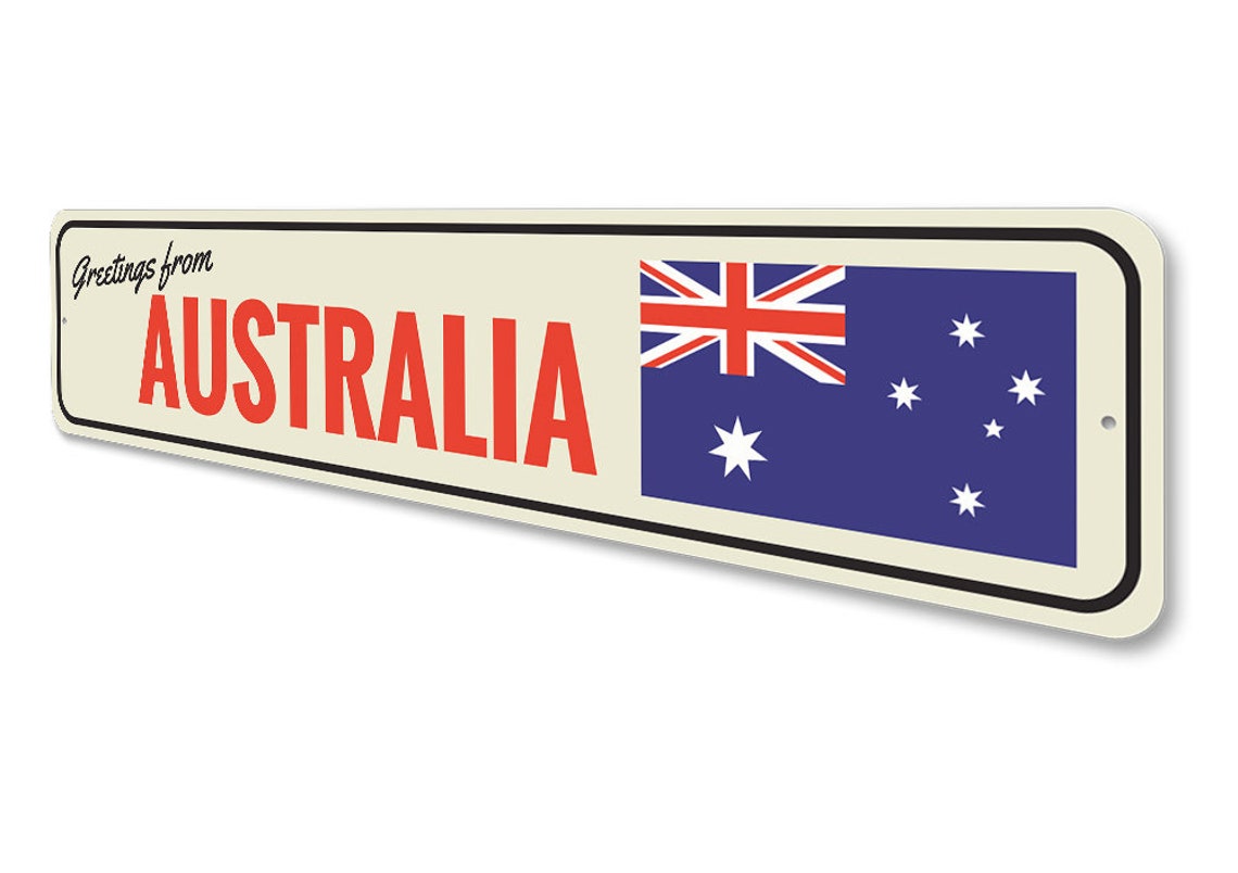 Australia Welcome Sign Australia Lovers Sign Australian | Etsy